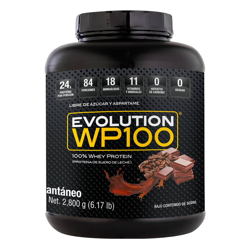 WP100 proteína de suero de leche - Bote 2800 gramos - EVOLUTION ...