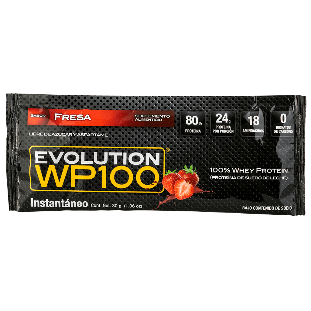 Proteína WP100 sobre 30 gramos – Evolution Nutraceutical Company