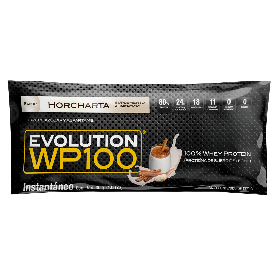 Proteína WP100 sobre 30 gramos – Evolution Nutraceutical Company